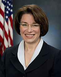contact senator Amy Klobuchar of Minnesota