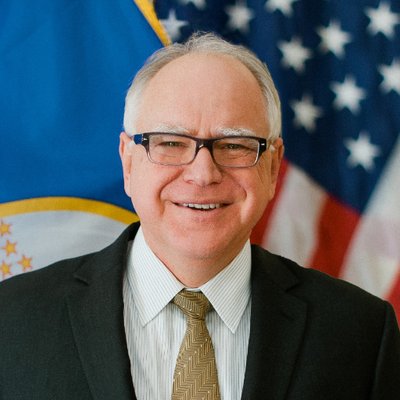 contact governor Tim Walz of Minnesota